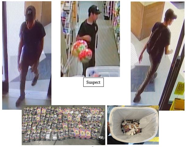 Theft of Pokemon cards from Dollar General
